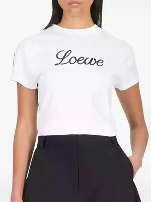 Loewe Logo-embroidered T-shirt