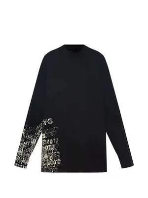Y3 Graphic Long-sleeved T-shirt - Black
