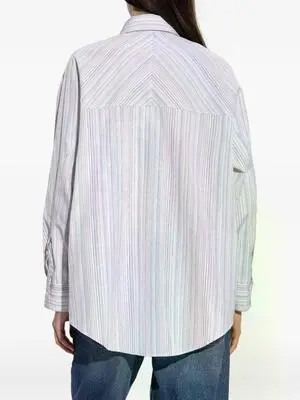 Paul Smith Striped Buttoned Shirt - Blue
