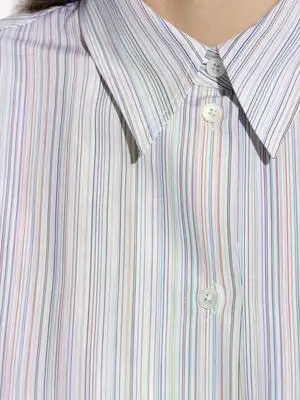Paul Smith Striped Buttoned Shirt - Blue