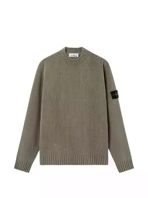 Stone Island Textured Crew-neck Sweater