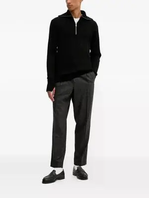 Barena Venezia Half-zip Ribbed Knit Sweater