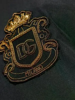 Dolce & Gabbana Logo-embroidered Shirt - Black