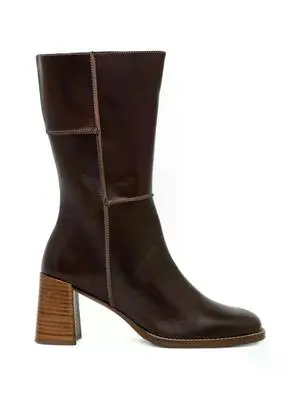 BILLI BI Panelled Boots With Block Heel