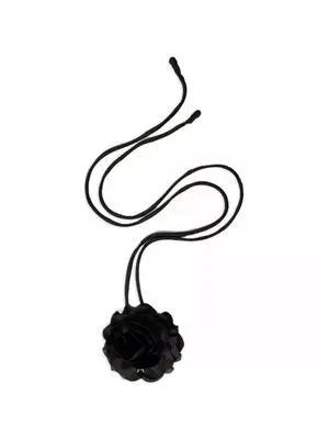 TWINSET Floral-appliqué Choker - Black