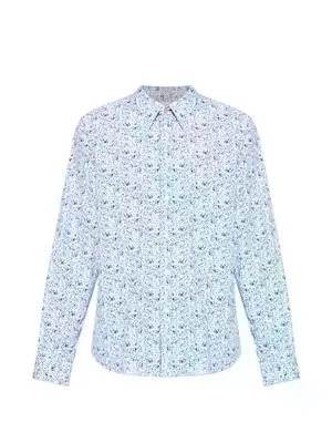 Paul Smith Floral-print Shirt - Blue