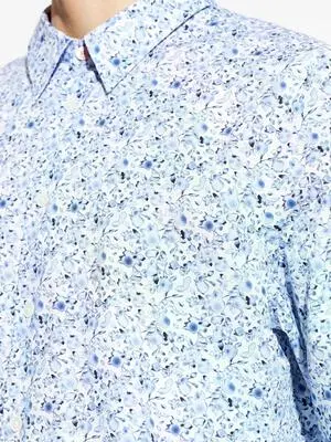 Paul Smith Floral-print Shirt - Blue