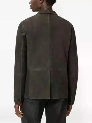 ALLSAINTS Monet Waxed Suede Blazer