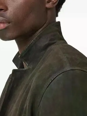 ALLSAINTS Monet Waxed Suede Blazer