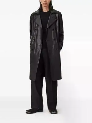 ALLSAINTS Kellett Leather Trench Coat