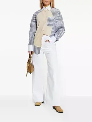 Stella McCartney Striped Paneled Shirt