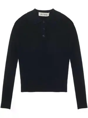RÓHE Long-sleeve Polo Shirt