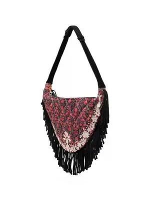 MONOKI Quilted Floral Print Shoulder Bag