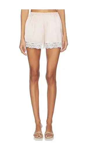 Tularosa Coline Short With Lace Trim - Blush