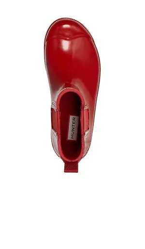 Hunter Original Chelsea Gloss Boots - Red