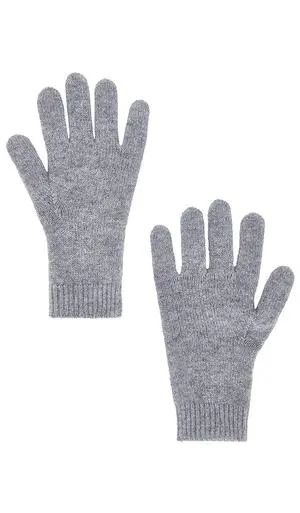 Comme Si Cashmere Short Gloves - Grey