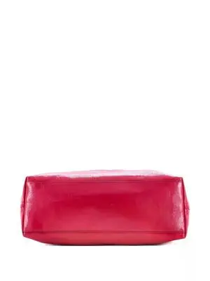 Gucci Soho Chain Strap Shoulder Bag Patent Medium Tote - Pink