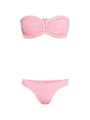 PARAMIDONNA Frida Textured Bikini Set - Pink