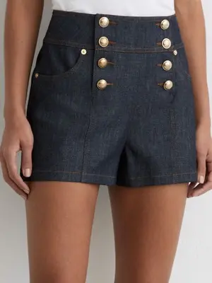 REISS Skylar Denim Shorts