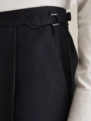 REISS Cantwell Stretch-cotton Tapered Trousers