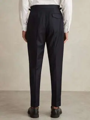 REISS Cantwell Stretch-cotton Tapered Trousers