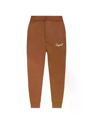 Dsquared2 Embroidered-logo Track Pants - Brown