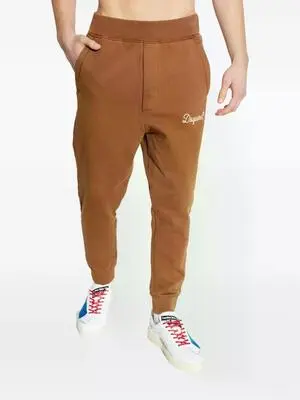 Dsquared2 Embroidered-logo Track Pants - Brown