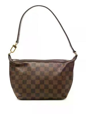 LOUIS VUITTON 2005 Damier Ebene Illovo Pm Shoulder Bag - Brown