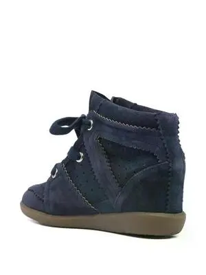 Isabel Marant Étoile Bobby Wedge Sneakers - Blue