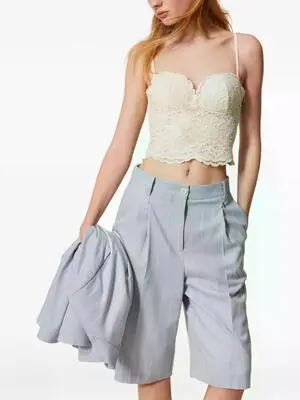 TWINSET Lace Bustier Top