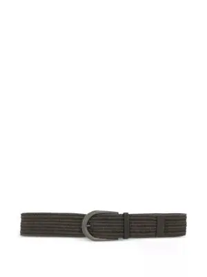 Brunello Cucinelli Buckle Belt - Grey
