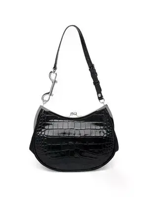 VIVIENNE WESTWOOD Orb-plaque Shoulder Bag - Black