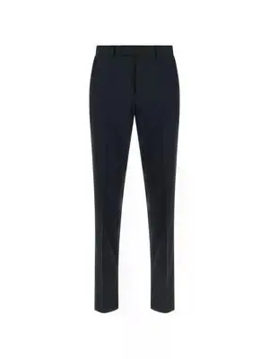 Zegna Pinstriped Button Suit - Blue