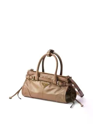 Prada Mini Bonnie Leather Tote Bag