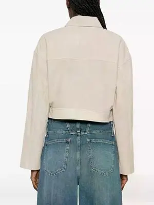 ANINE BING Christian Pocket Zip Jacket - Neutrals