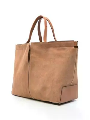 TOD'S Panelled Tote Bag - Brown