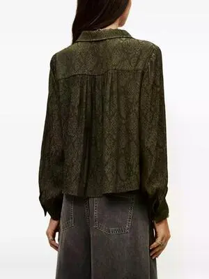 Ba&sh Riata Animal-pattern Shirt
