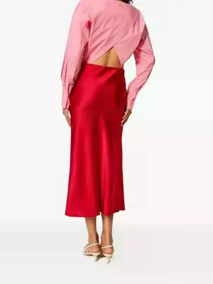 TWINSET A-line Satin Skirt
