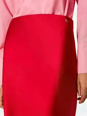 TWINSET A-line Satin Skirt