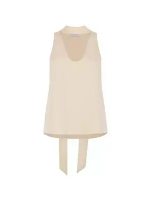 Raquel Diniz Tie-neck Sleeveless Blouse