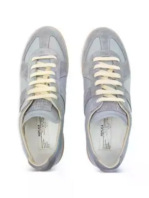 MAISON MARGIELA Suede Low-top Sneakers - Grey