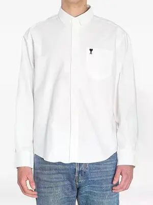 AMI Paris De Coeur Button-down Pocket Shirt