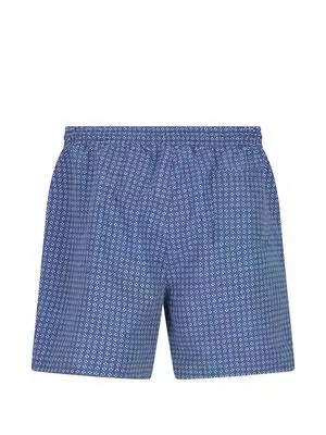 Brunello Cucinelli Geometric-pattern Swim Shorts