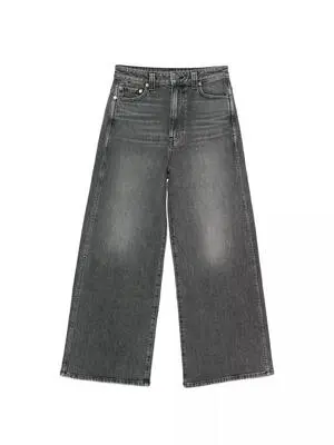 Khaite Delina Wide-leg Jeans - Grey
