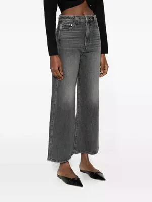 Khaite Delina Wide-leg Jeans - Grey