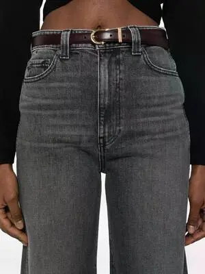 Khaite Delina Wide-leg Jeans - Grey