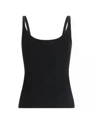 Off-White Ribbed Tank Top
