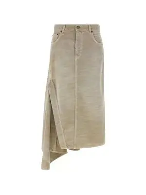 HAIKURE Panel Construction Asymmetric Skirt