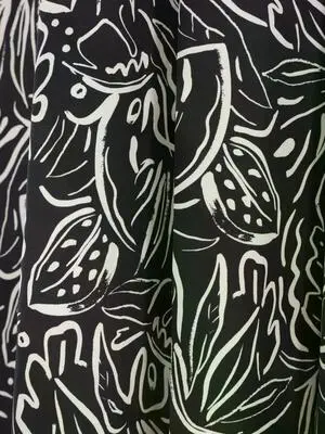 Aspesi Floral-print Midi Skirt - Black