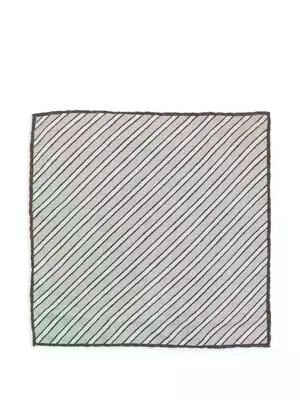 Brunello Cucinelli Striped-pattern Scarf - Neutrals